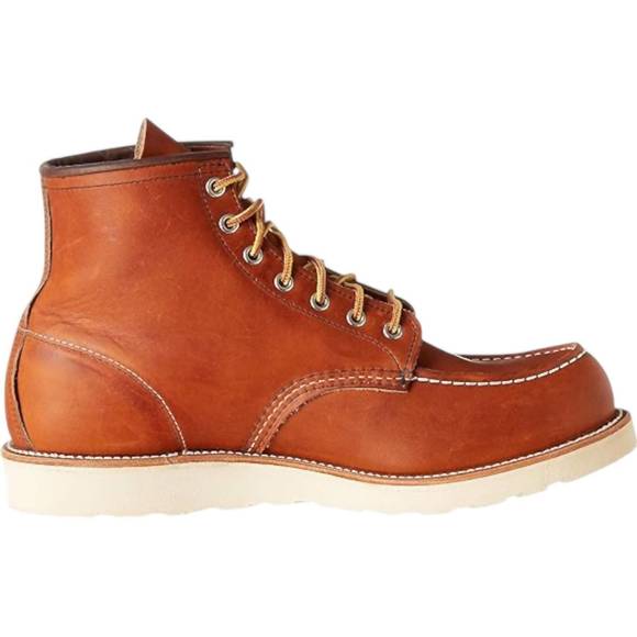 NEW RED WING SHOES men's heritage classic moc toe boot in oro legacy